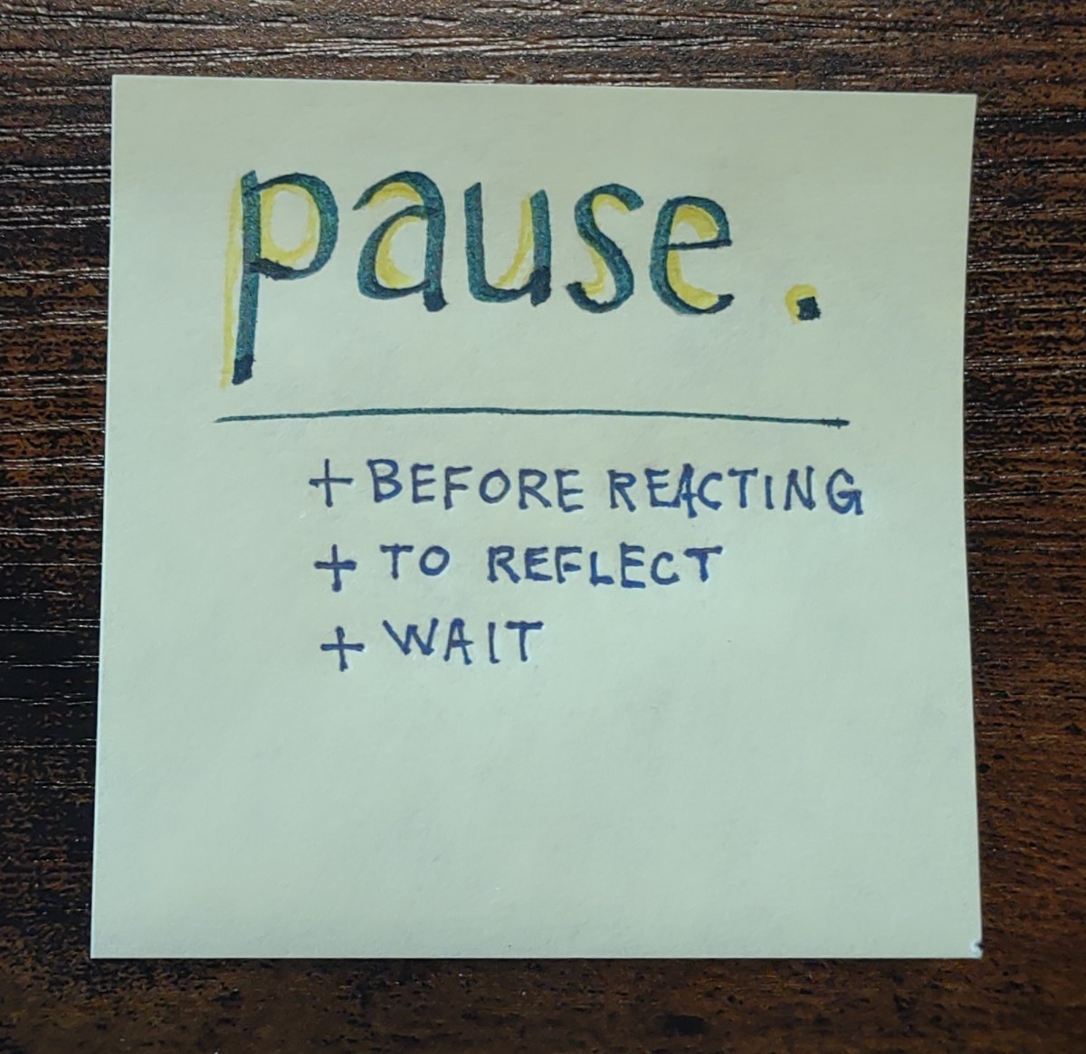 Pause. | sharing perspectives